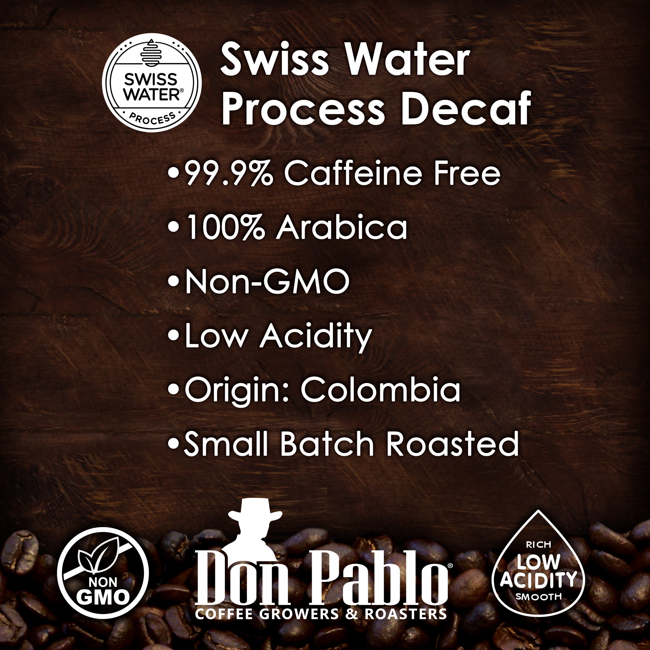 Don Pablo Colombian Swiss Water Decaf – Don Pablo Coffee